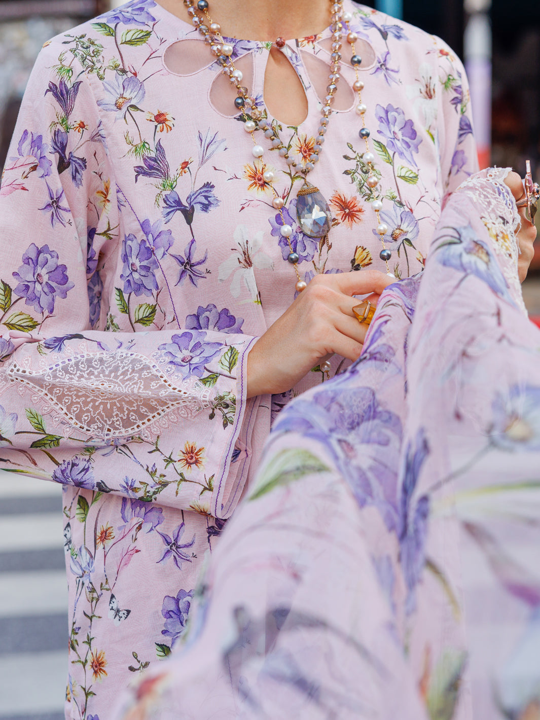 Purple Lawn 3 Piece Stitched - ALP-3PS-1844 – Almirah