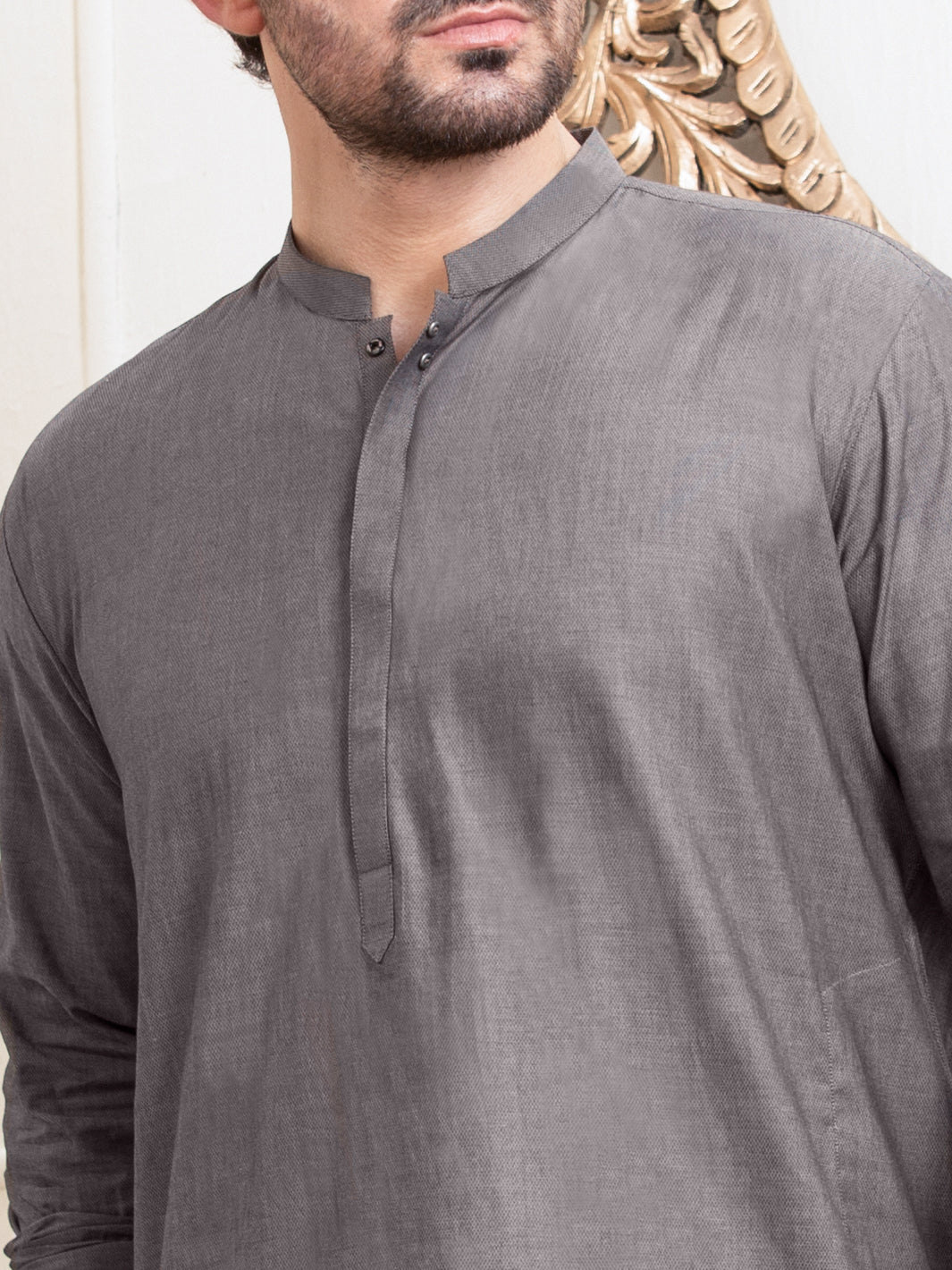 Grey Kurta - AL-K-938 – Almirah